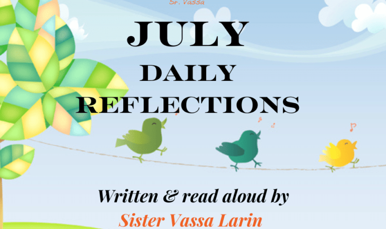JULY REFLECTIONS (DOWNLOAD) - Coffee with Sister Vassa